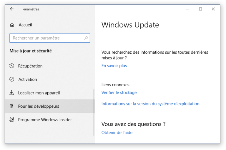 Exécuter Linux sous Windows 10