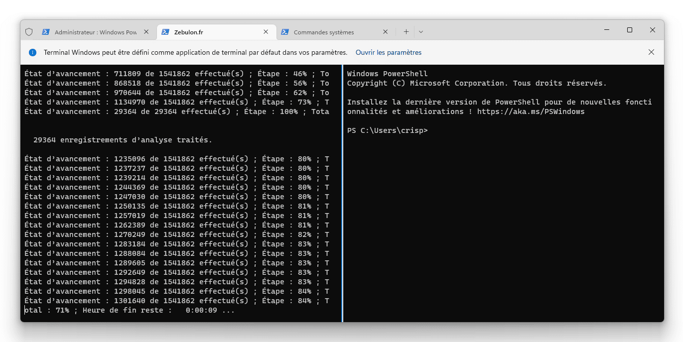 Comment avoir plusieurs sessions d'invites de commandes dans la même ...