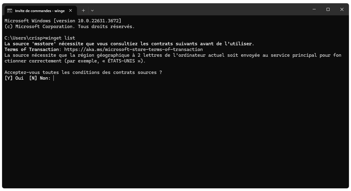 Mettre à jour tous les logiciels Windows avec une seule ligne de commande